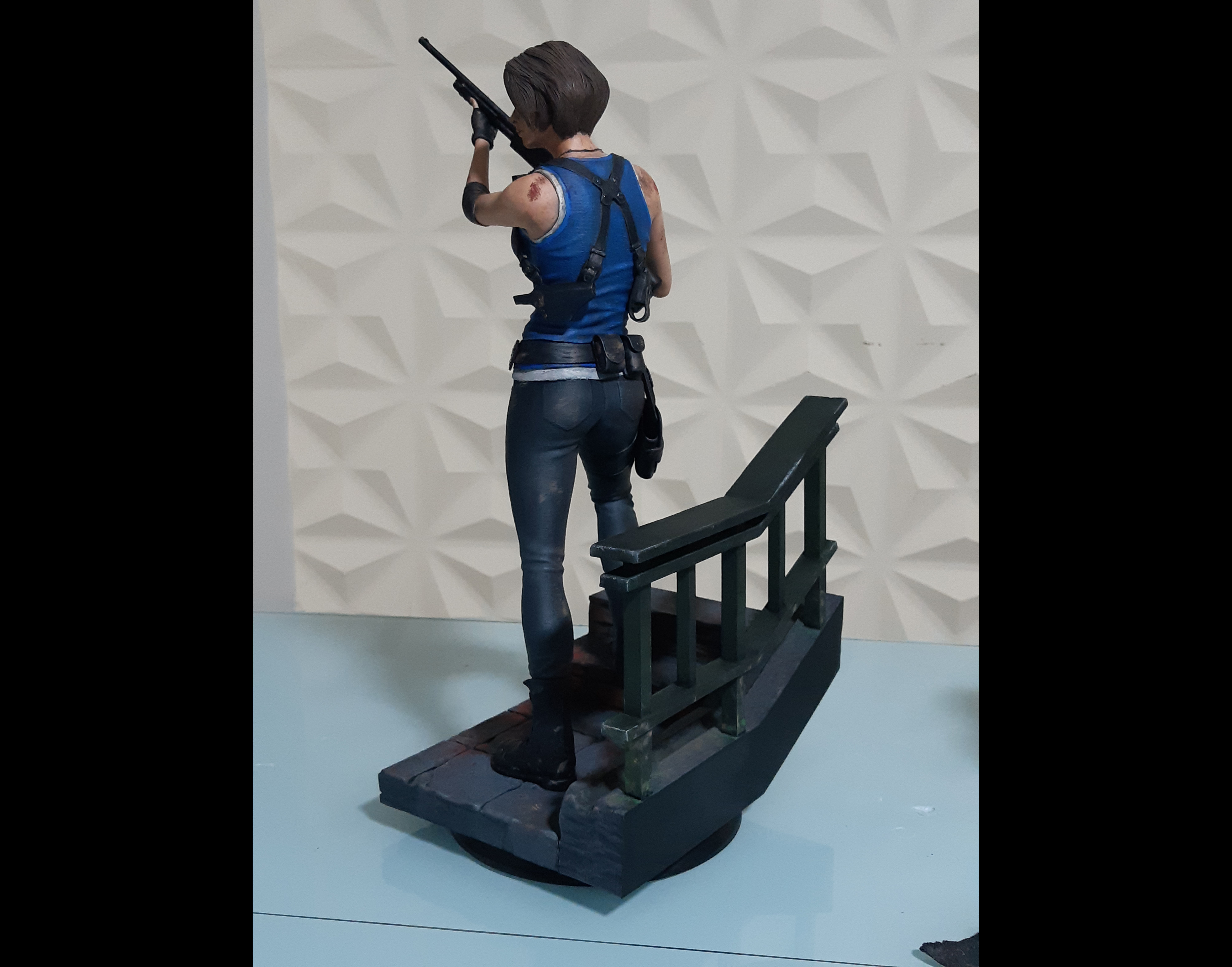 Jill Valentine Statue - Resident Evil 3 3D model 3D printable | CGTrader