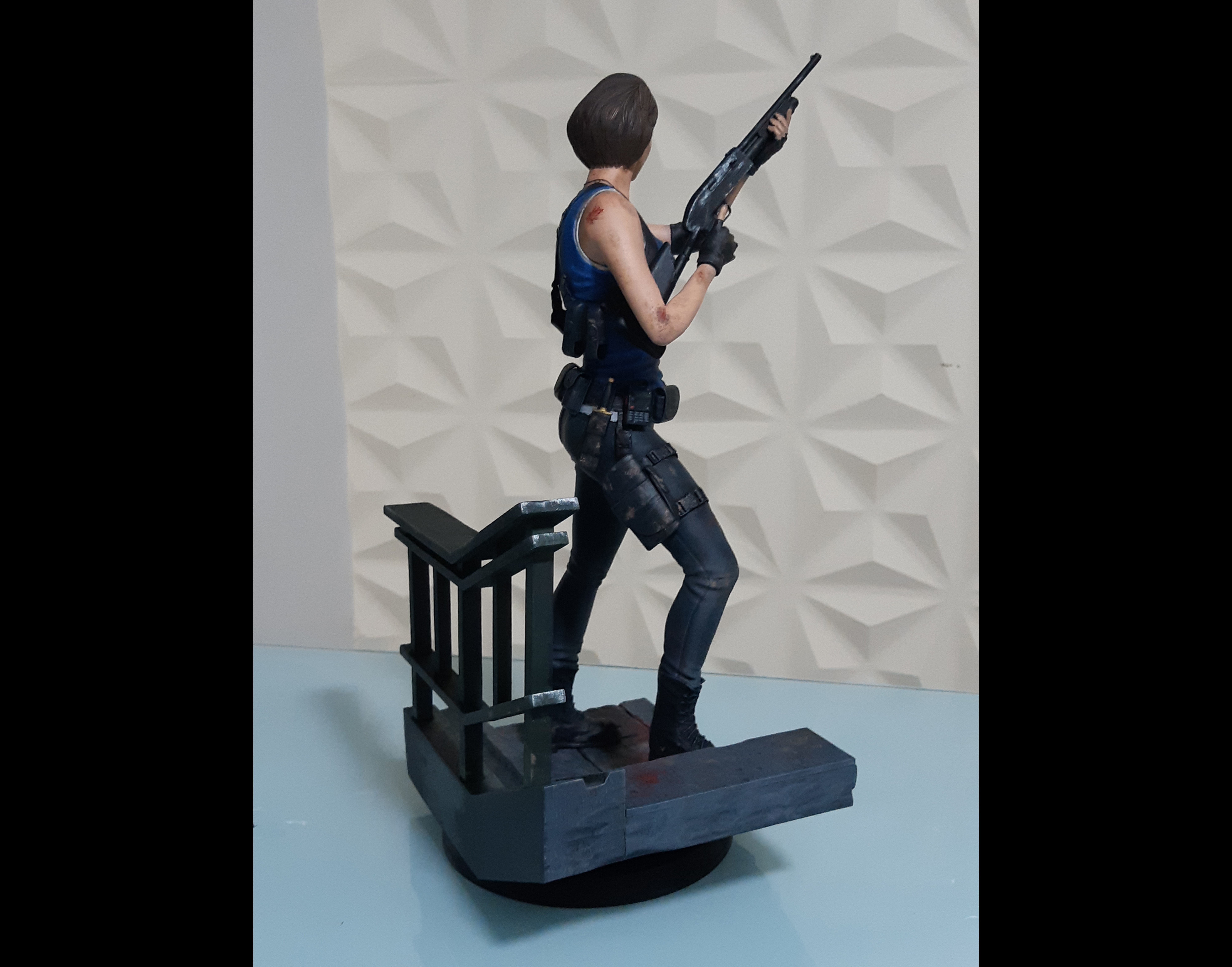 Jill Valentine Statue - Resident Evil 3 3D model 3D printable | CGTrader