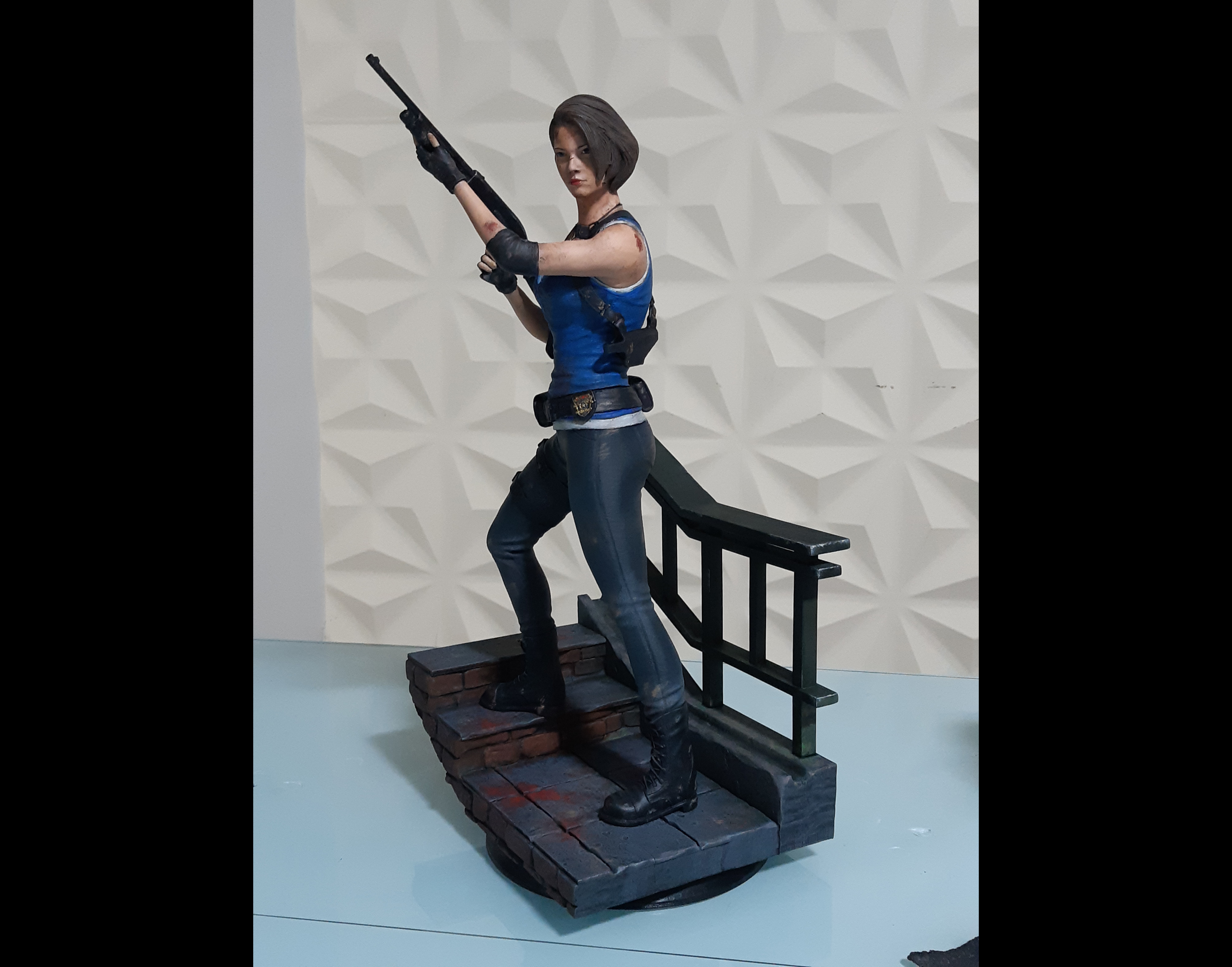 Jill Valentine Statue - Resident Evil 3 3D model 3D printable | CGTrader