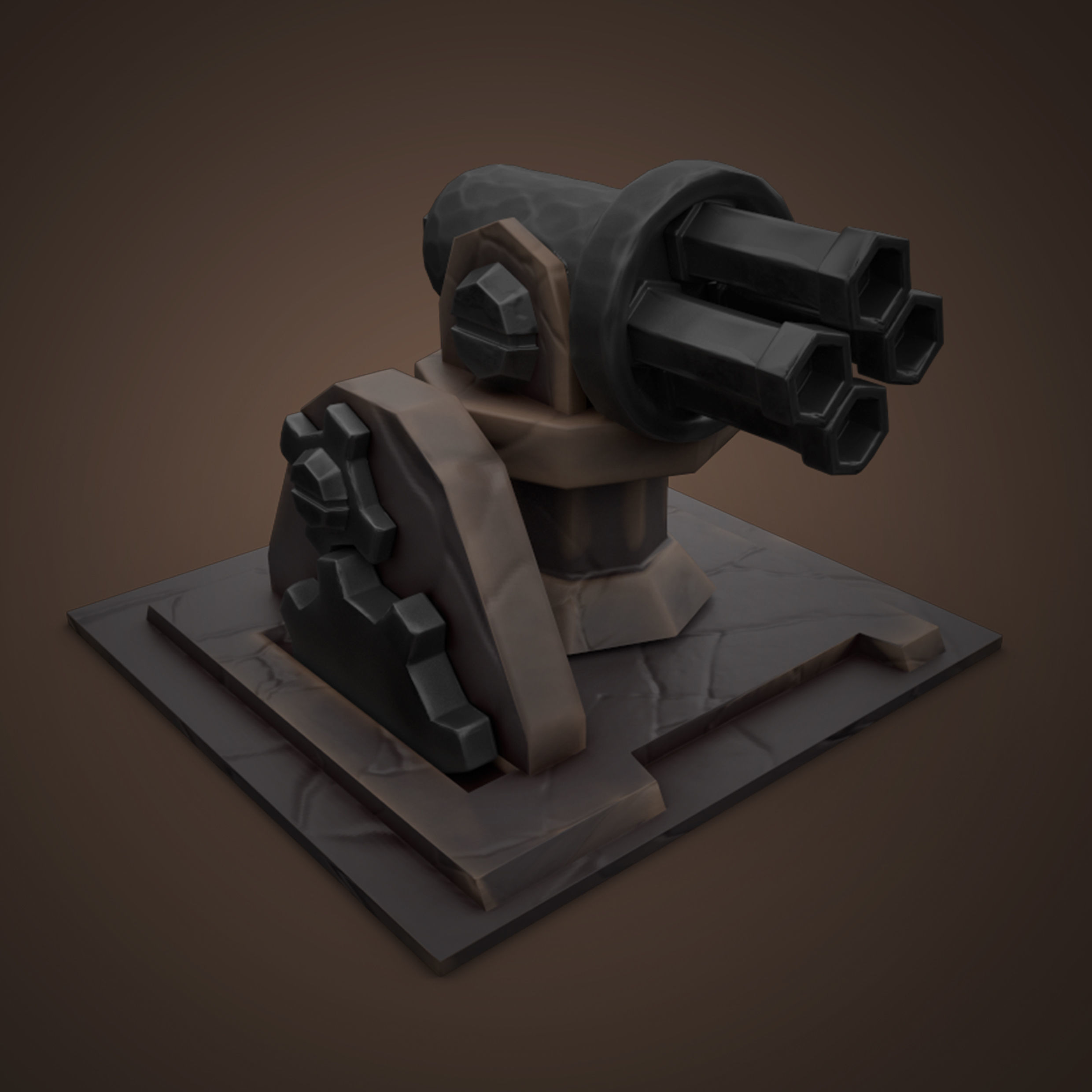 Stylized Cannon free VR / AR / low-poly 3D model | CGTrader