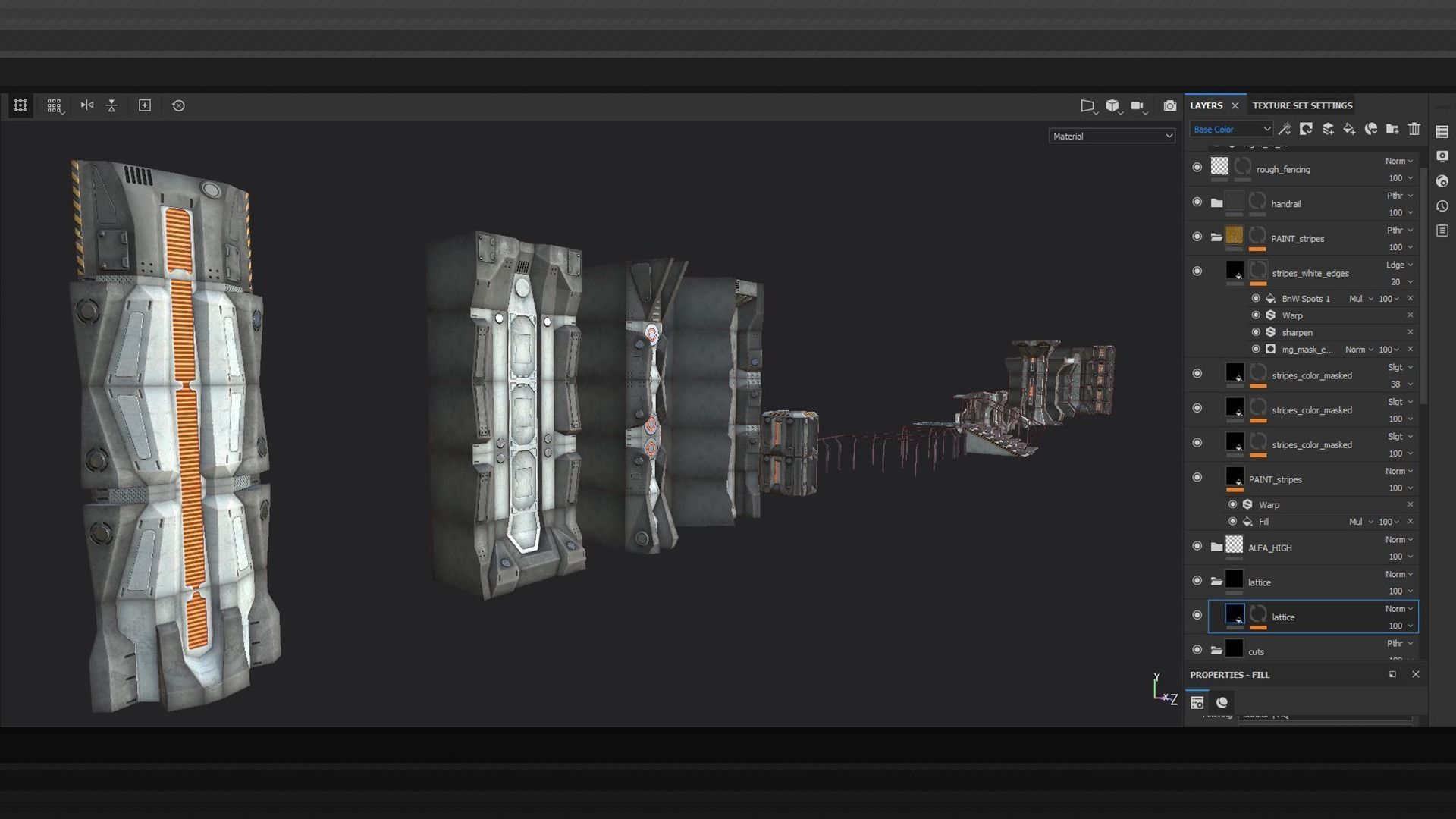 3D model Sci-fi asset modules pack VR / AR / low-poly | CGTrader