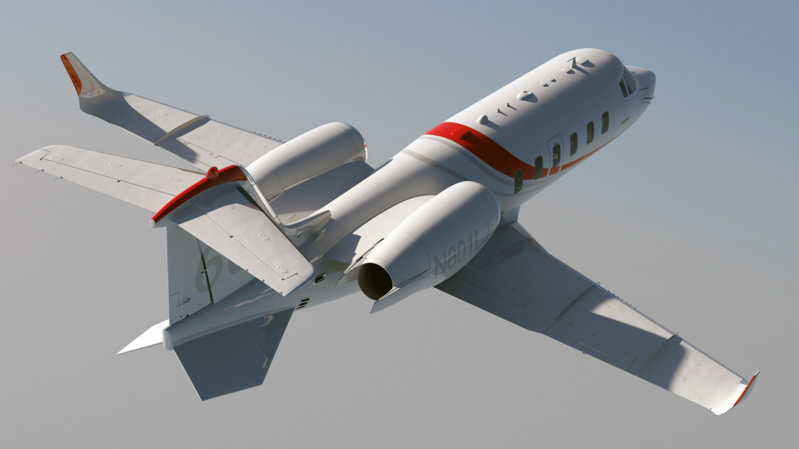 Bombardier Learjet 60 3D model | CGTrader