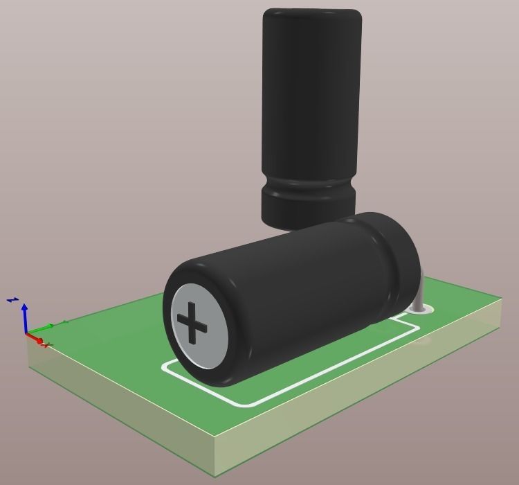Hitano ECR capacitors 3D model | CGTrader