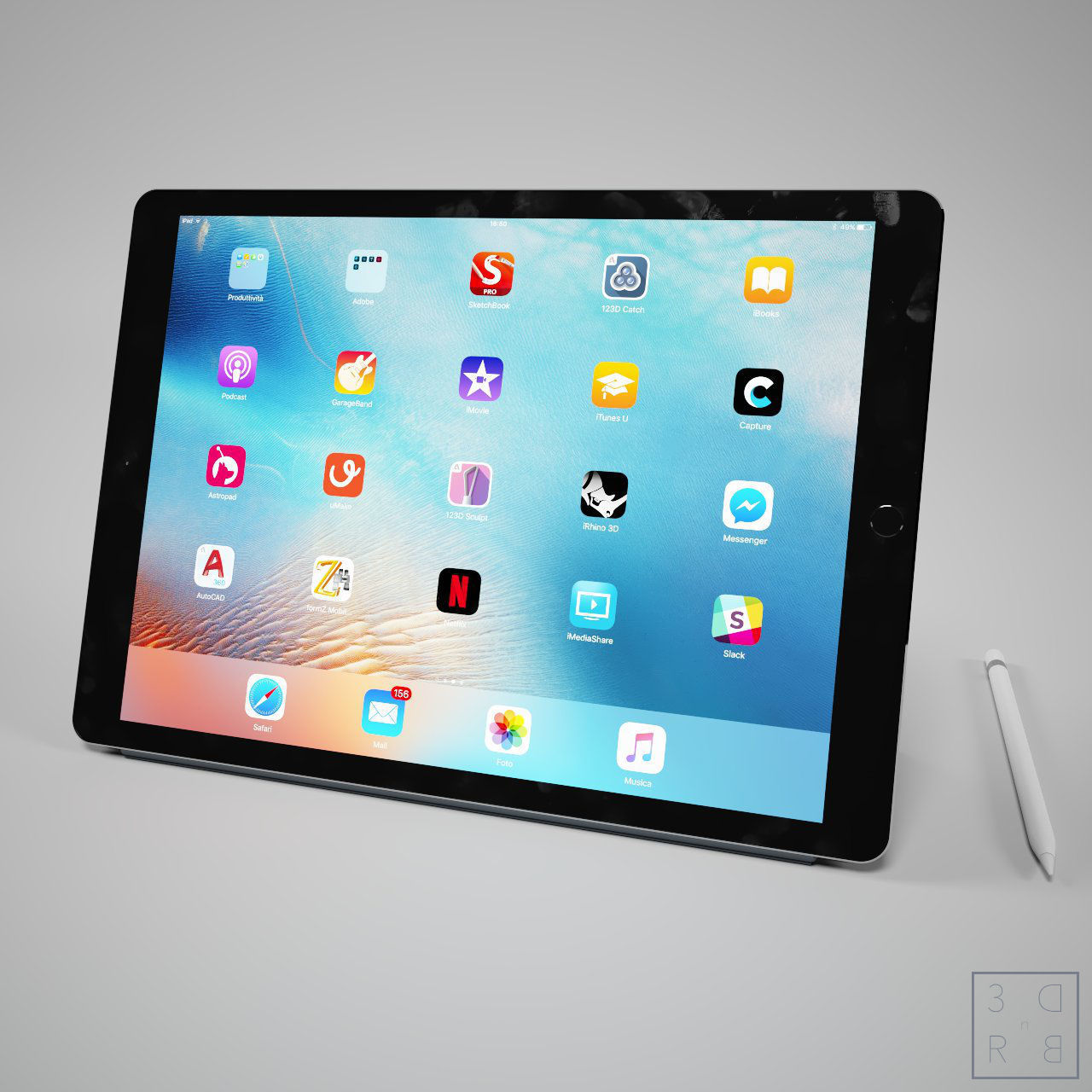 iPad Pro 3D Model 3D model | CGTrader