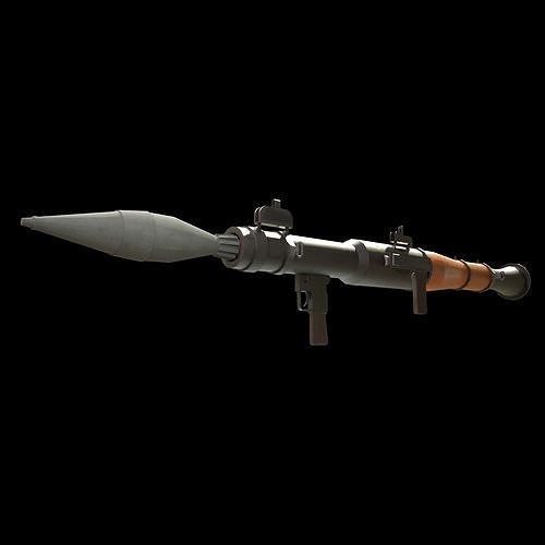 3D model RPG-7 grenade launcher VR / AR / low-poly | CGTrader