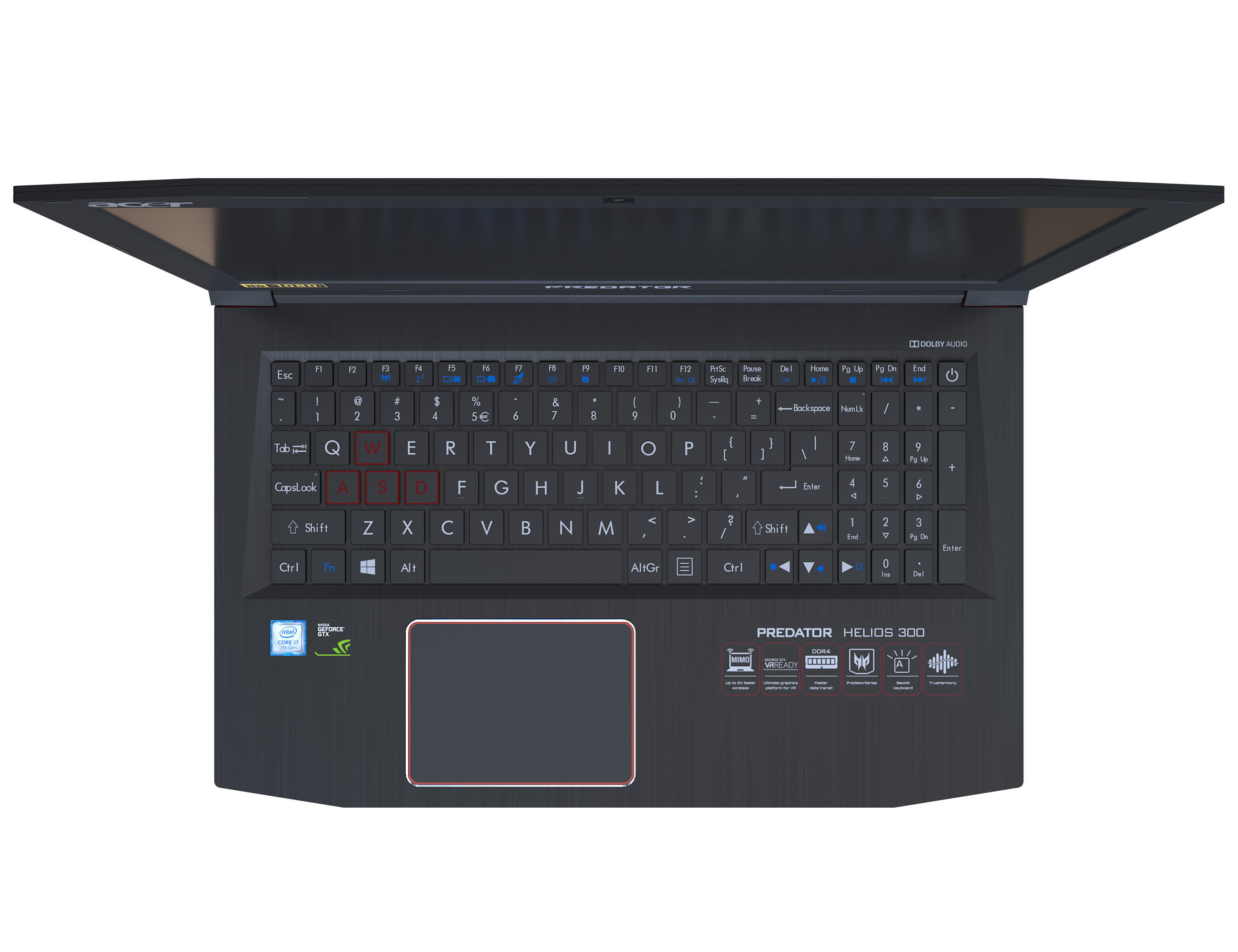 Acer Predator Helios 300 3D model animated | CGTrader