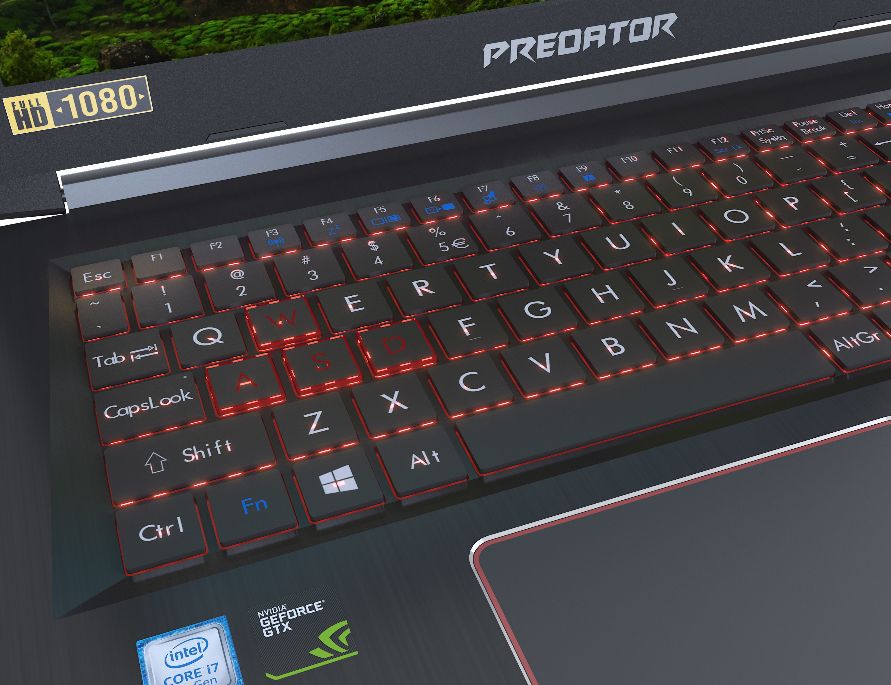 Acer Predator Helios 300 3D model animated | CGTrader