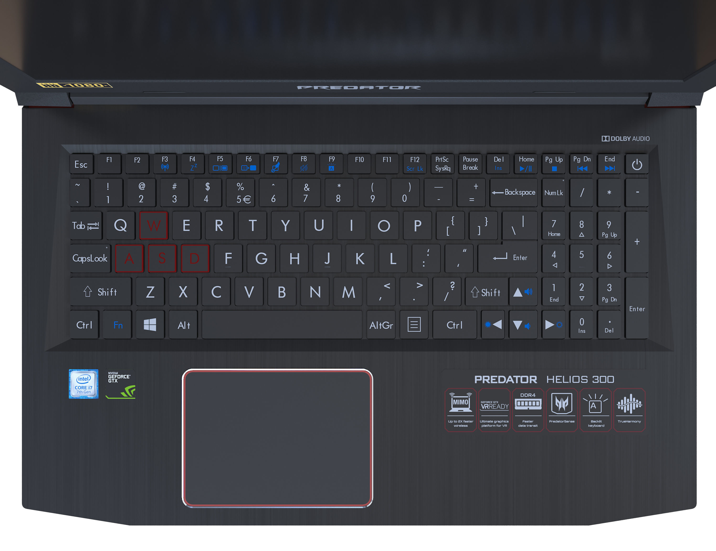 Acer Predator Helios 300 3D model animated | CGTrader