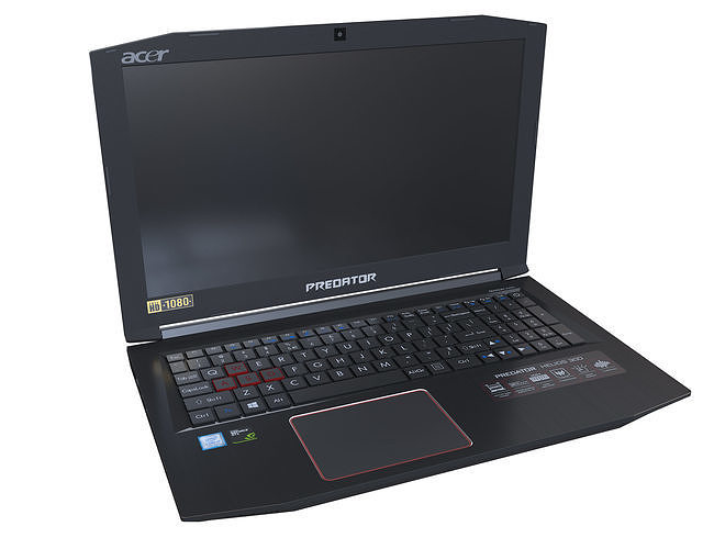Acer Predator Helios 300 3D model animated | CGTrader