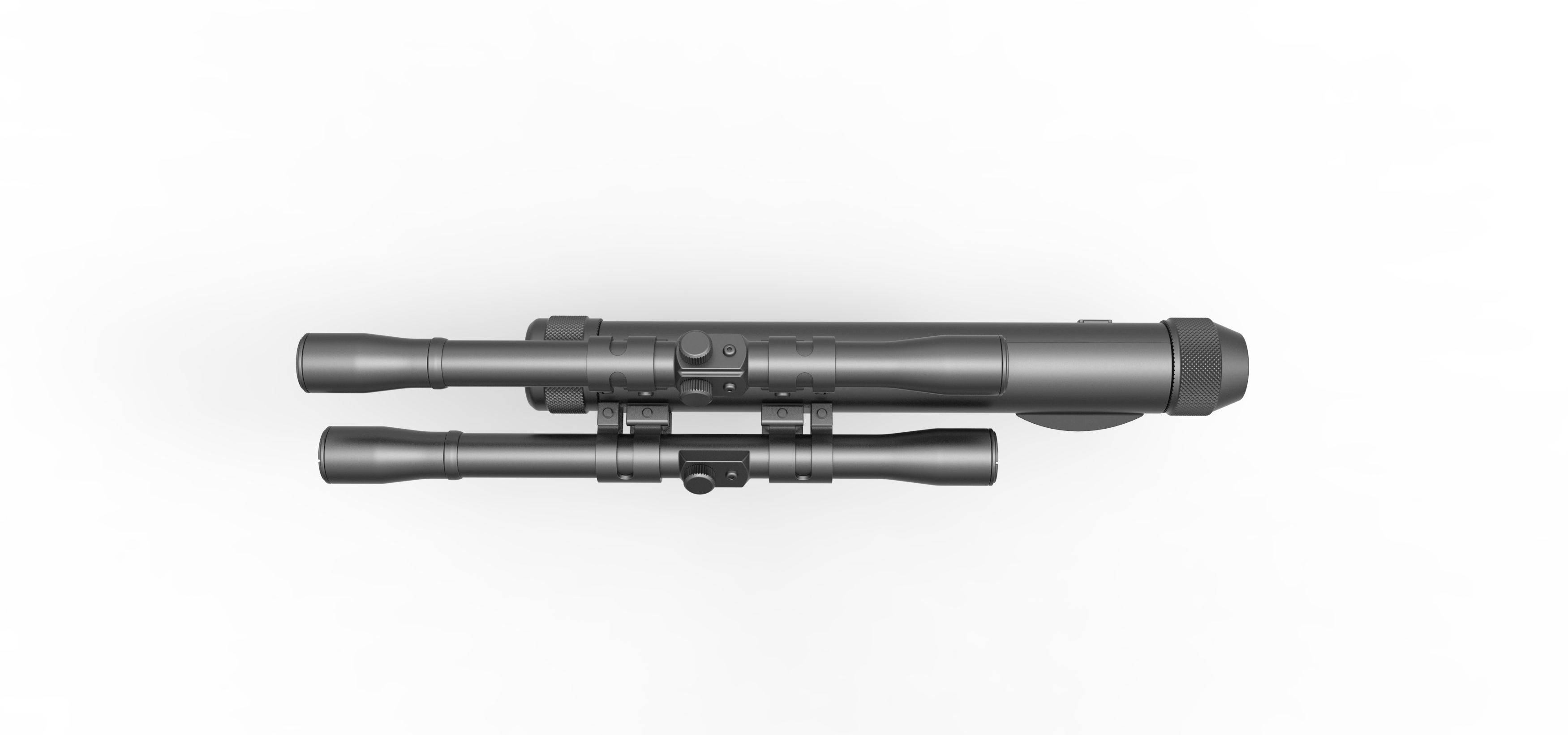 Blaster pistol SE-14C from the movie Star Wars A New Hope 3D model ...