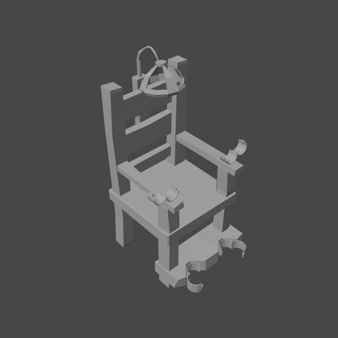 Torture chair 3D model | CGTrader