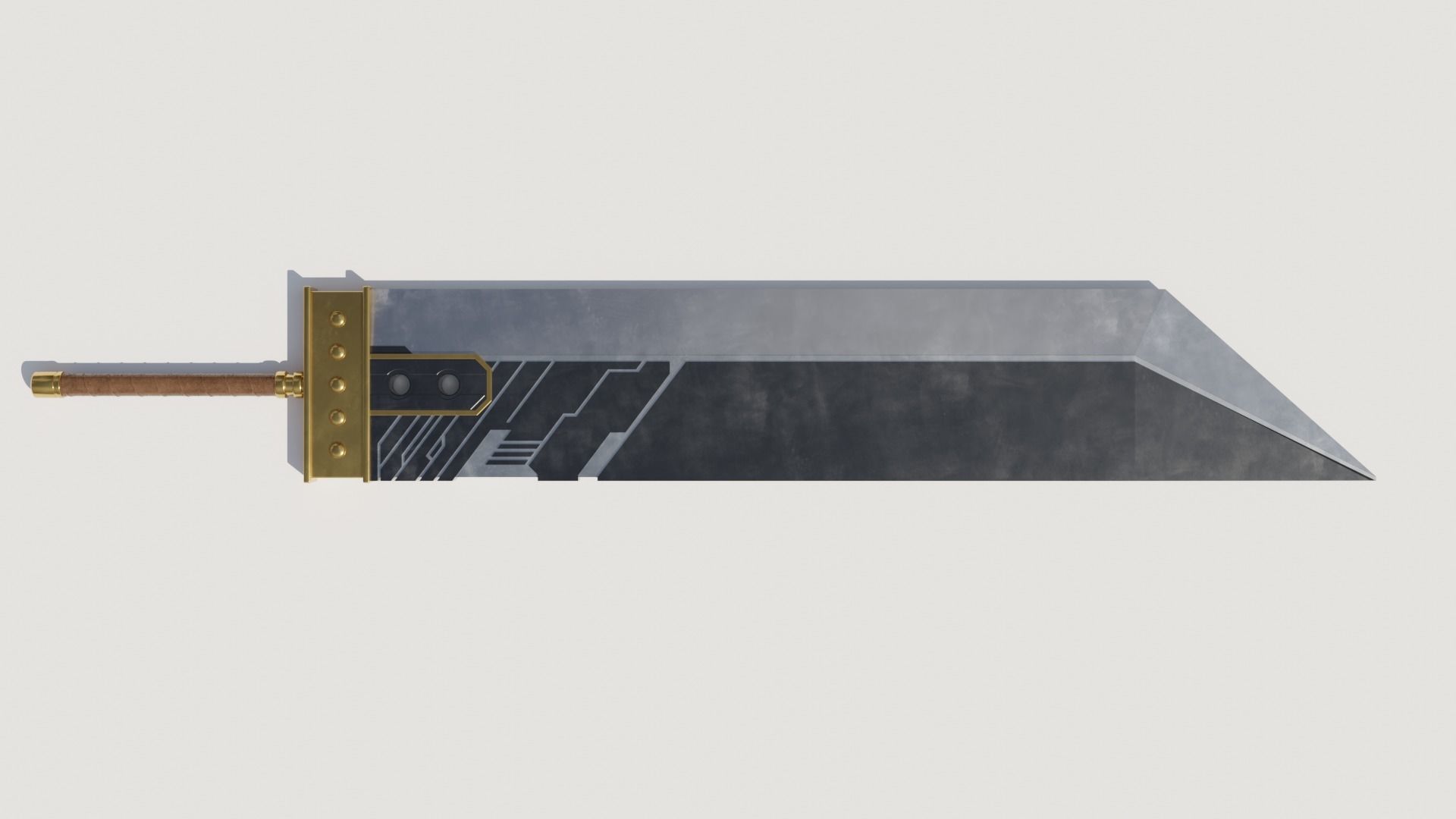 Final Fantasy Buster Sword 3D model | CGTrader