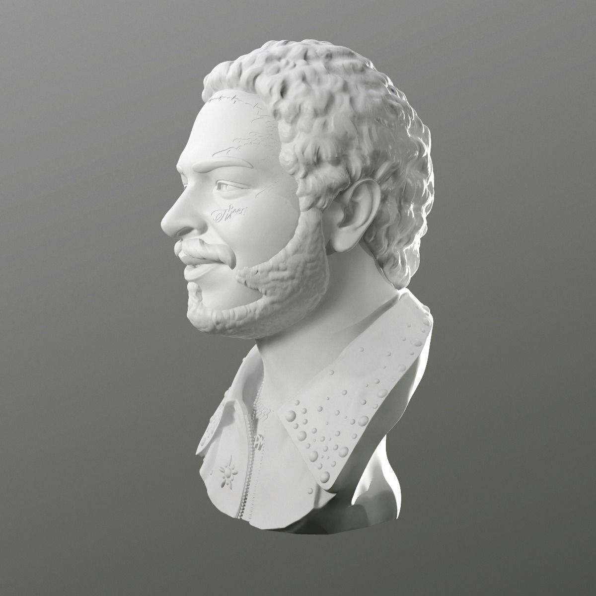 Post Malone 3D model 3D printable | CGTrader