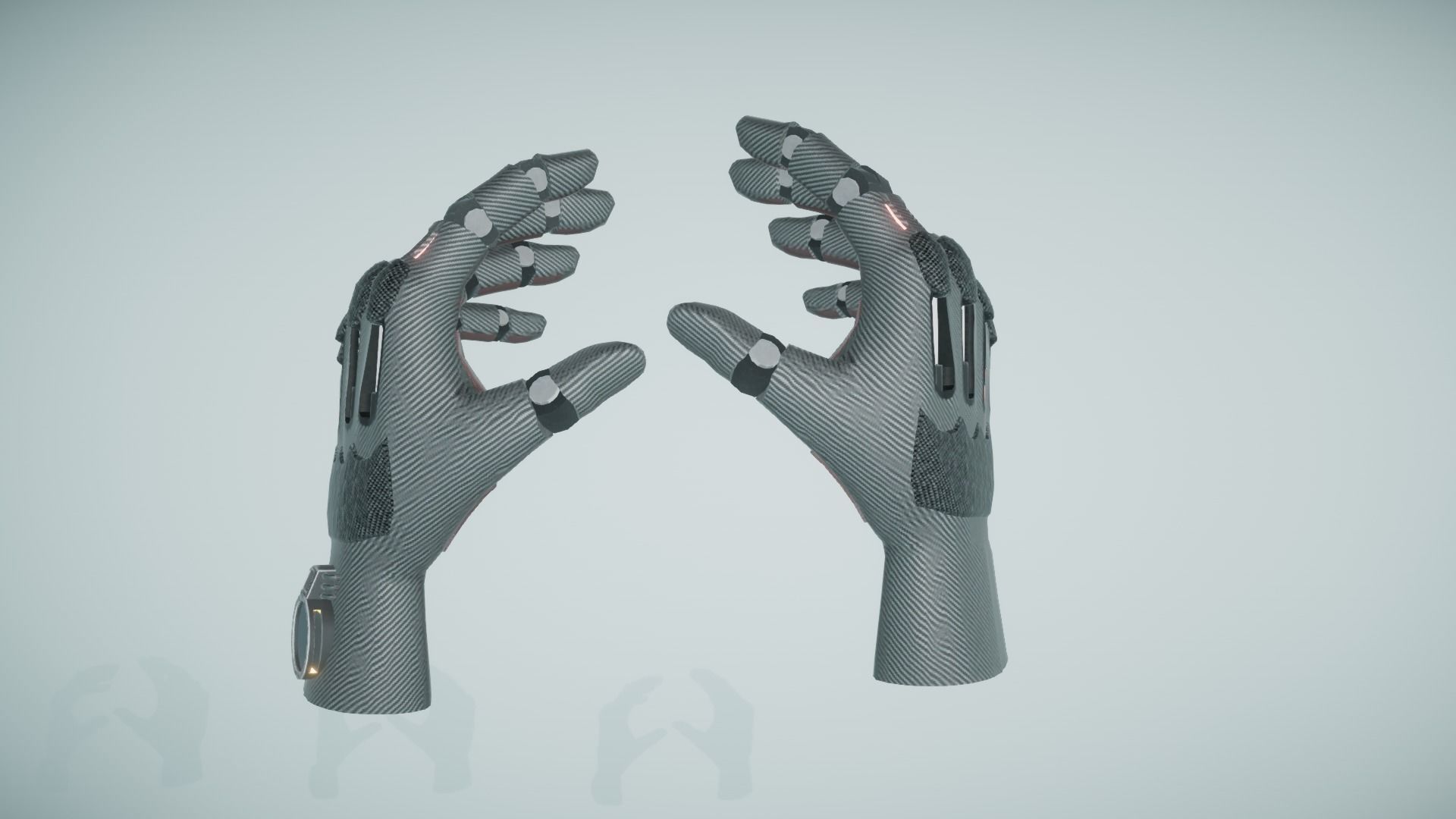 3D model Sci Fi VR Hand VR / AR / low-poly rigged animated | CGTrader