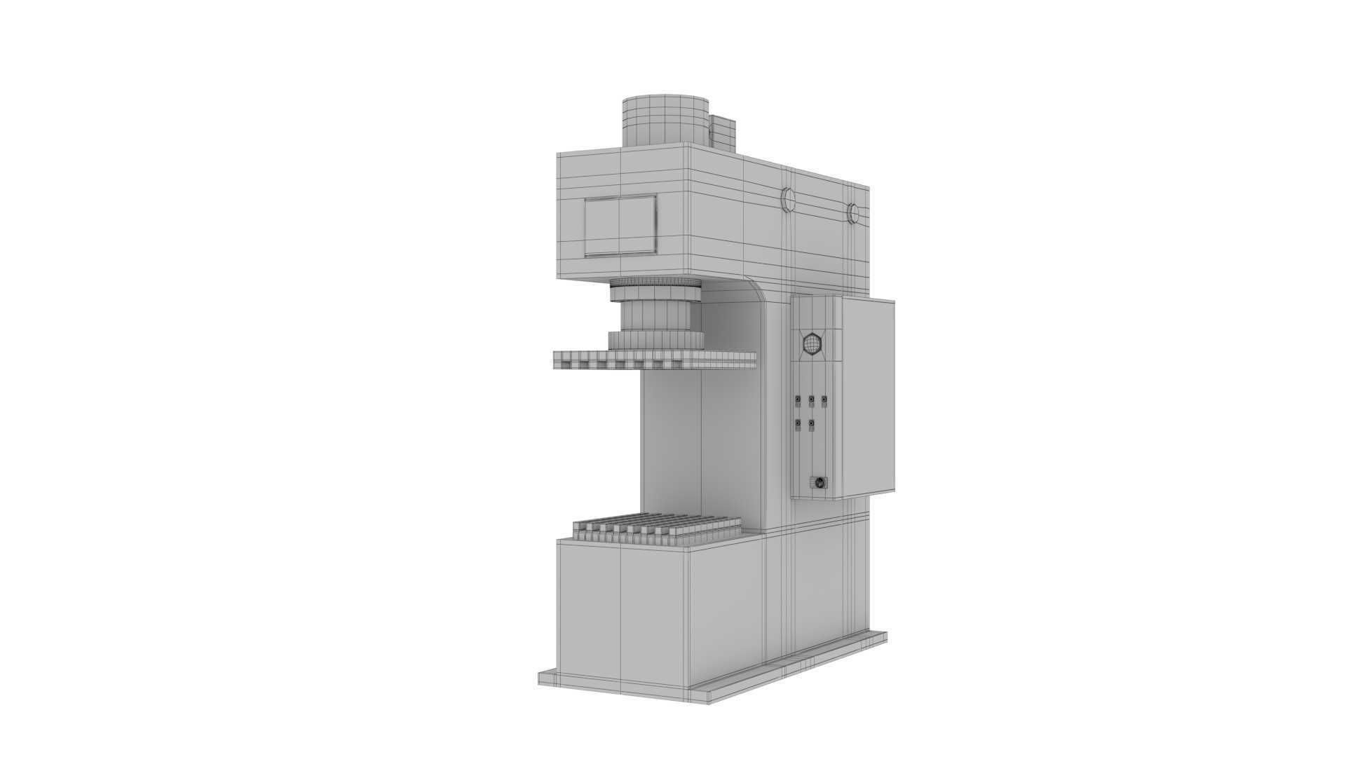 hydraulic press 3D model | CGTrader