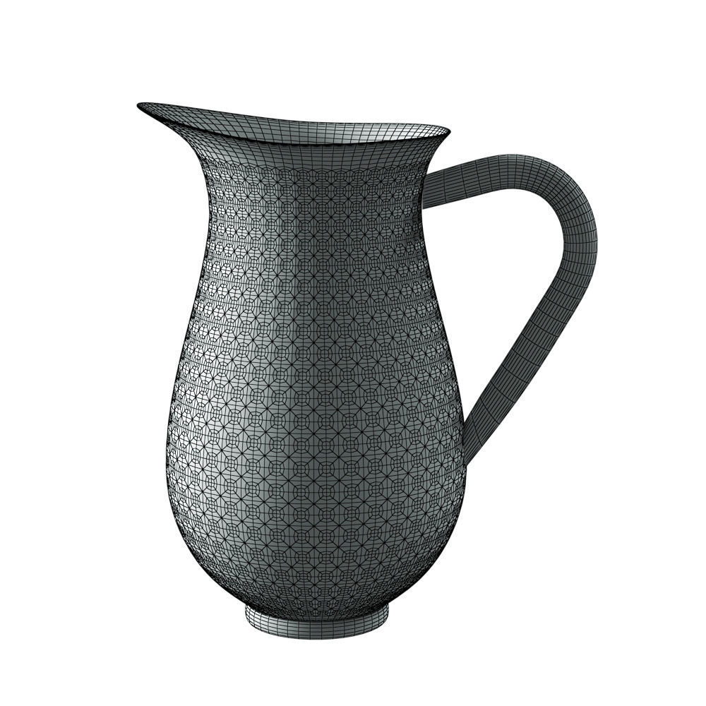 Modern Styled Steel Pitcher 3D model | CGTrader
