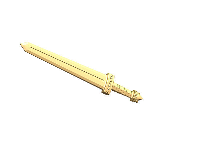 Hellboy Excalibur 12th scale 3D model 3D printable | CGTrader