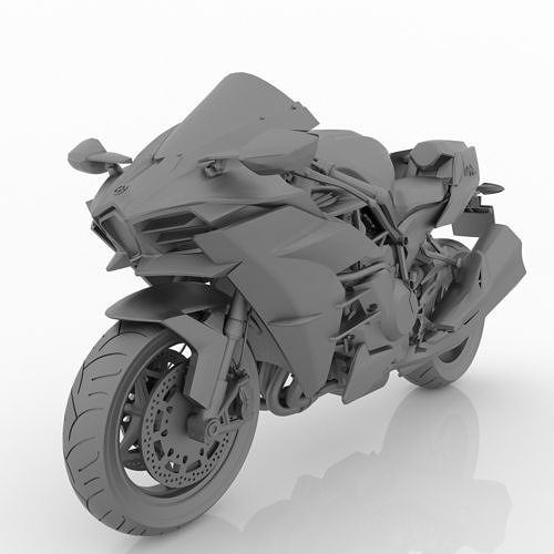 Kawasaki Ninja H2 for Printig 3D model 3D printable | CGTrader