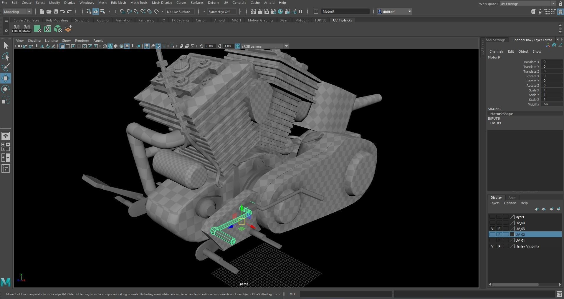 Maya UV Mapping Tutorial 3D model | CGTrader