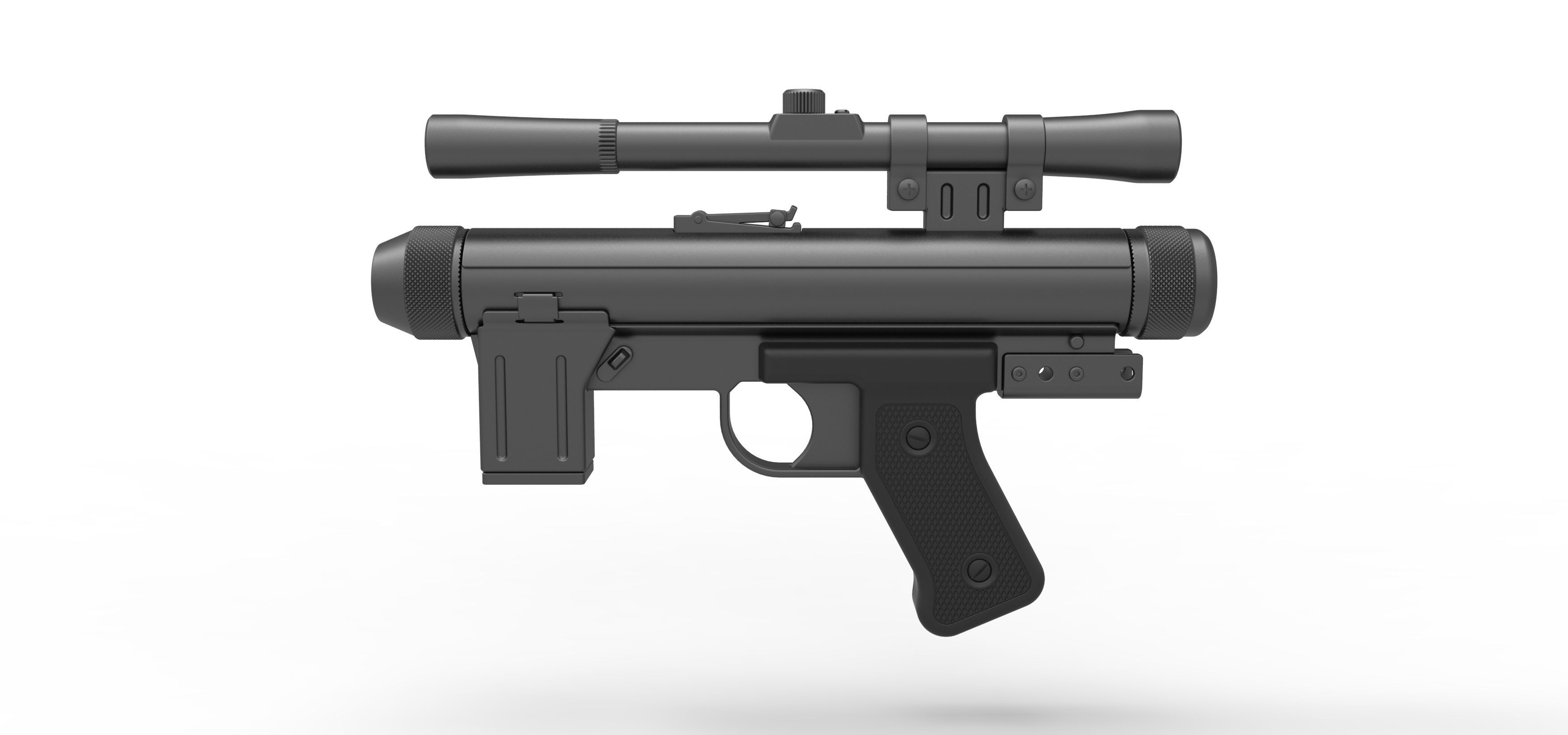 Death trooper Light Repeating Blaster pistol SE-14R 3D model | CGTrader