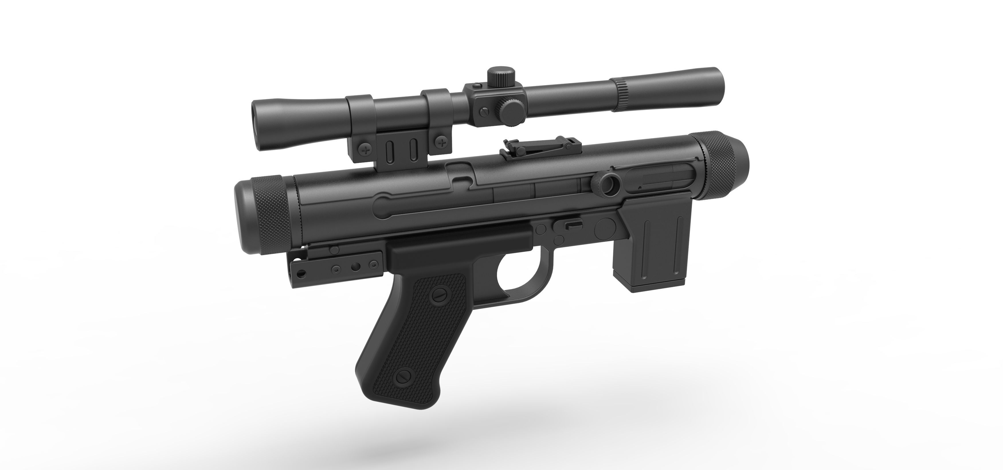 Death trooper Light Repeating Blaster pistol SE-14R 3D model | CGTrader