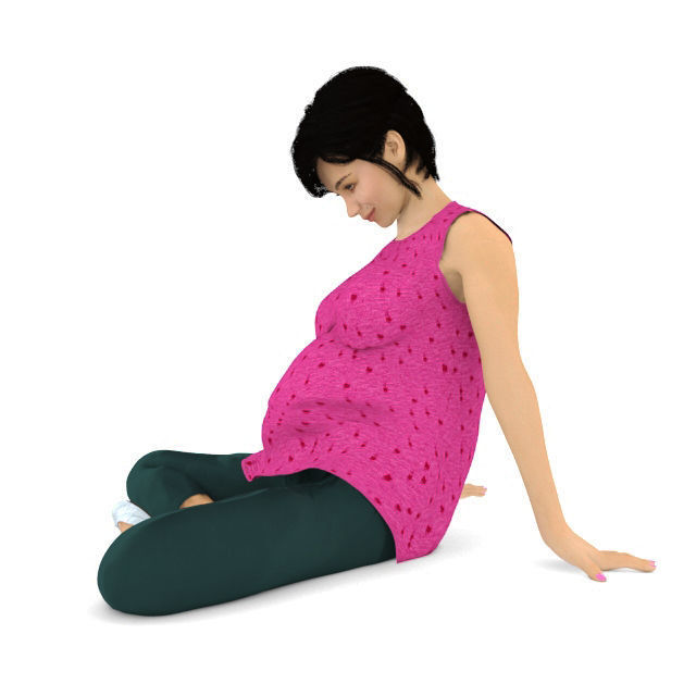 Pregnant Woman 3D model | CGTrader