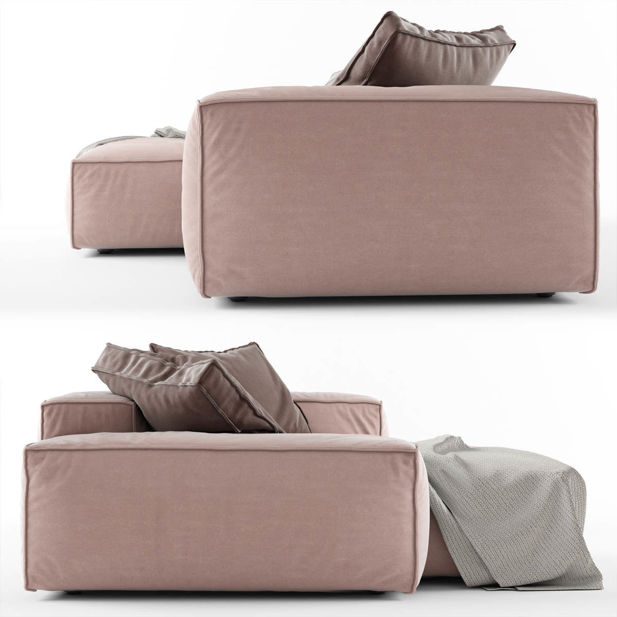 Modern Modular Corner Sofa 01 3D model | CGTrader