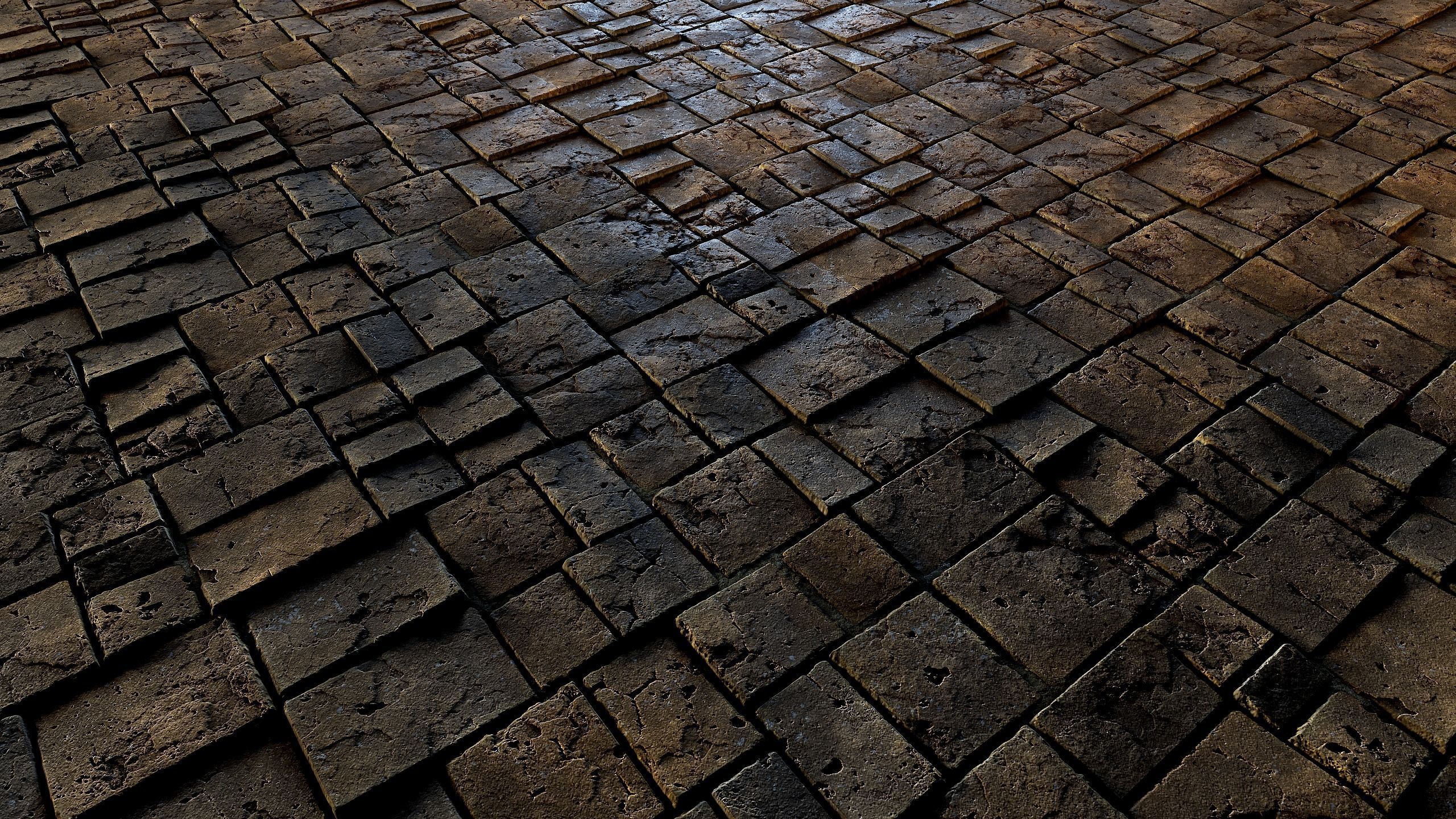 Seamless PBR paving slabs Texture | CGTrader