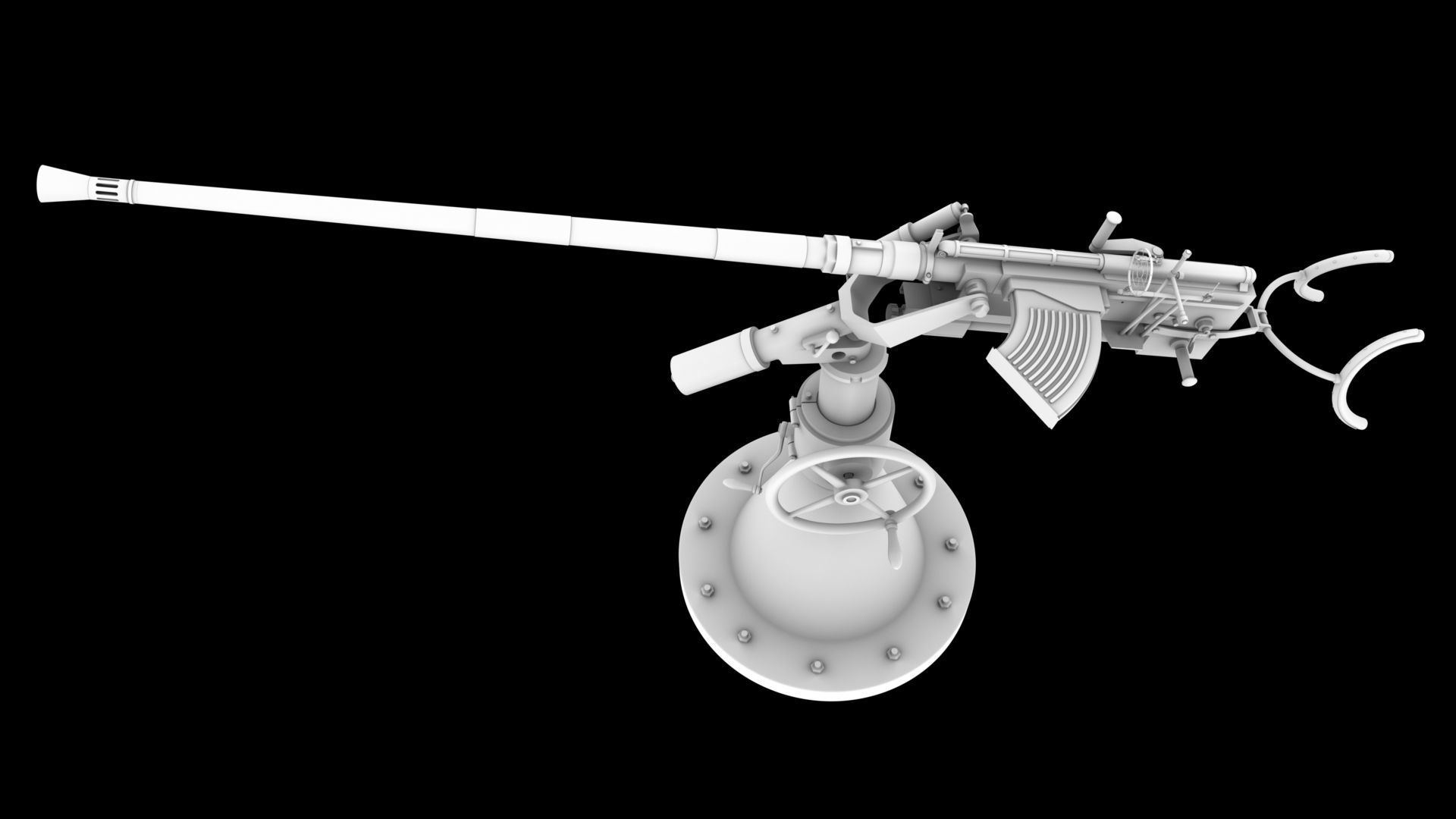 German anti-aircraft gun Flak 30 3D model | CGTrader