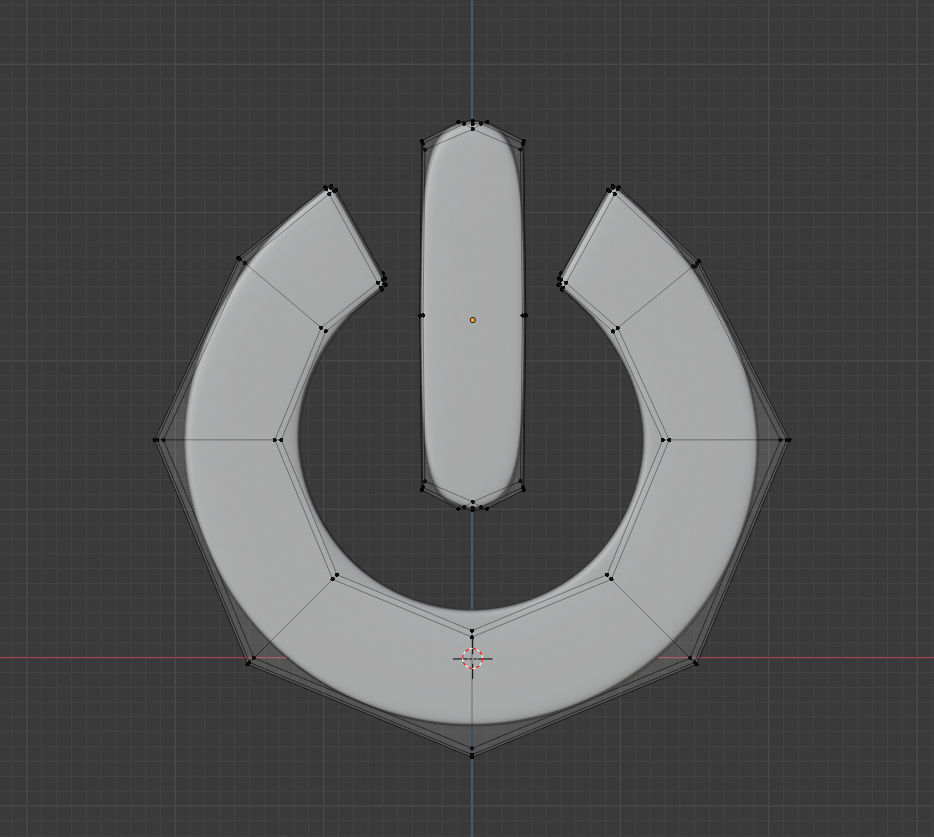 Power On-Off symbol 3D model | CGTrader