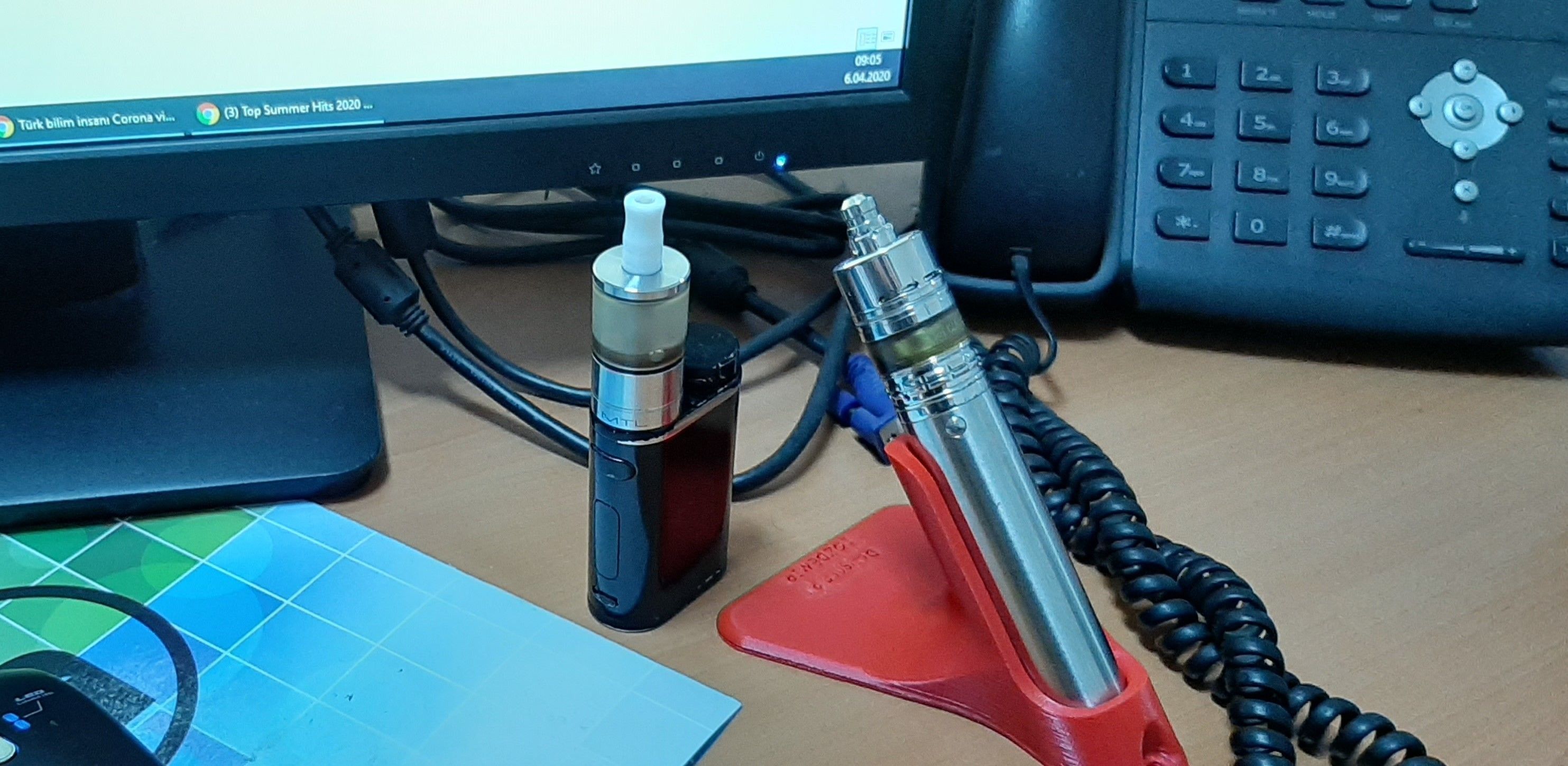 electronic cigarette holder stand or housing 3D model 3D printable ...
