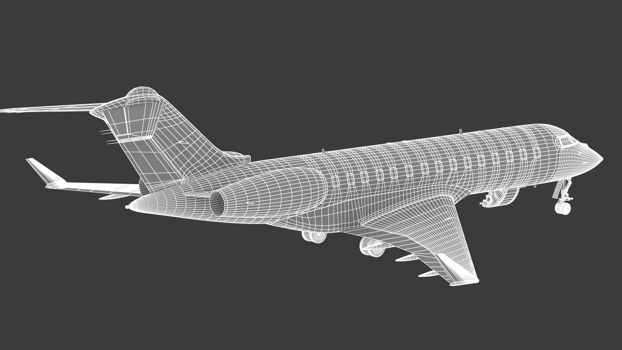 Bombardier Global 6000 3D model | CGTrader