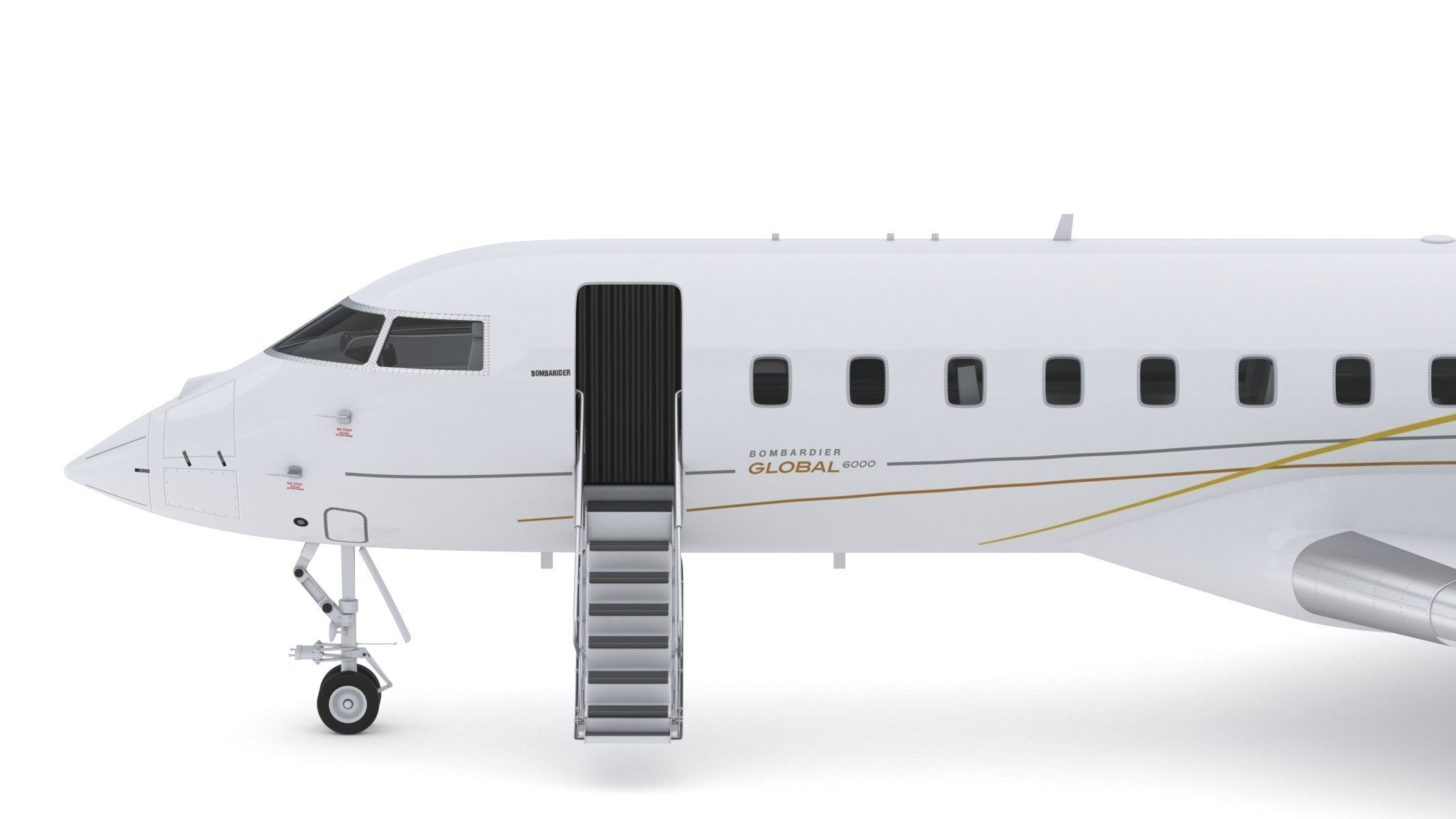 Bombardier Global 6000 3D model | CGTrader