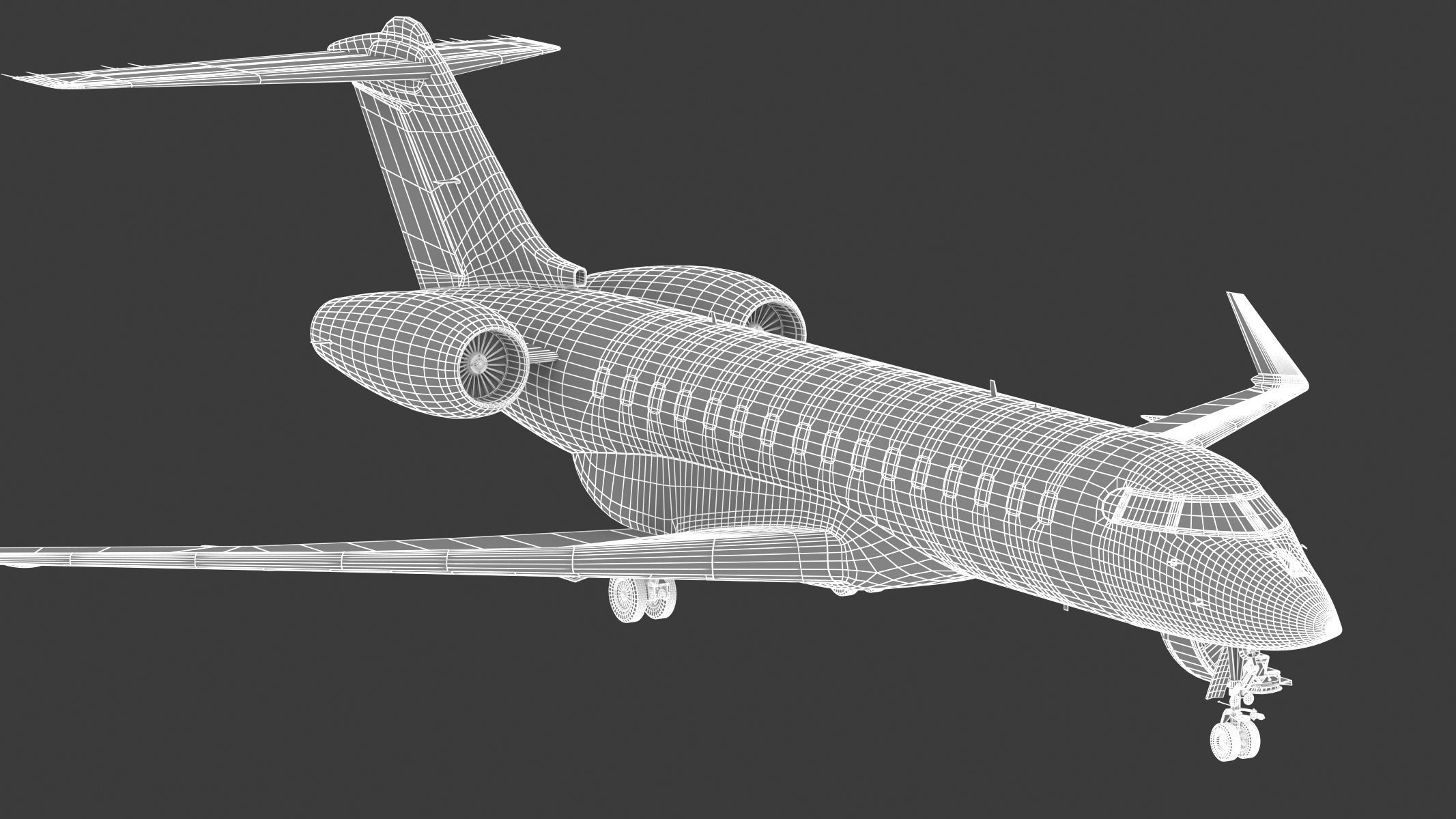 Bombardier Global 6000 3D model | CGTrader