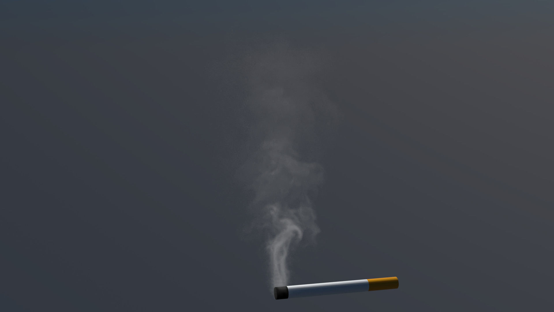 Smoke Cigarette VDB animated 20s 3D model animated | CGTrader
