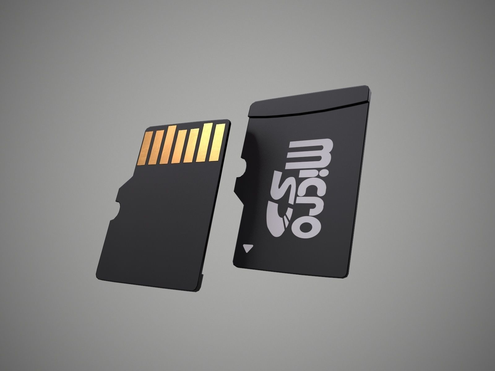 3D model Micro SD Card VR / AR / low-poly | CGTrader