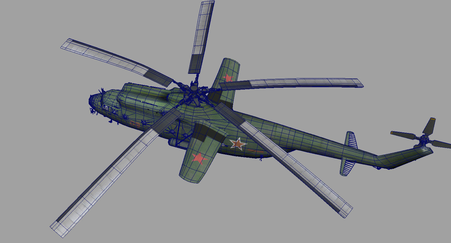 Military Civilian Multirole Helicopter mil Mi-6 Hook 3d model 3D model ...