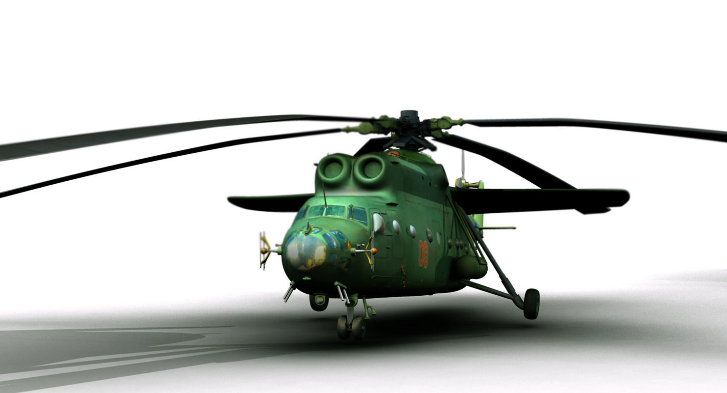 Military Civilian Multirole Helicopter mil Mi-6 Hook 3d model 3D model ...