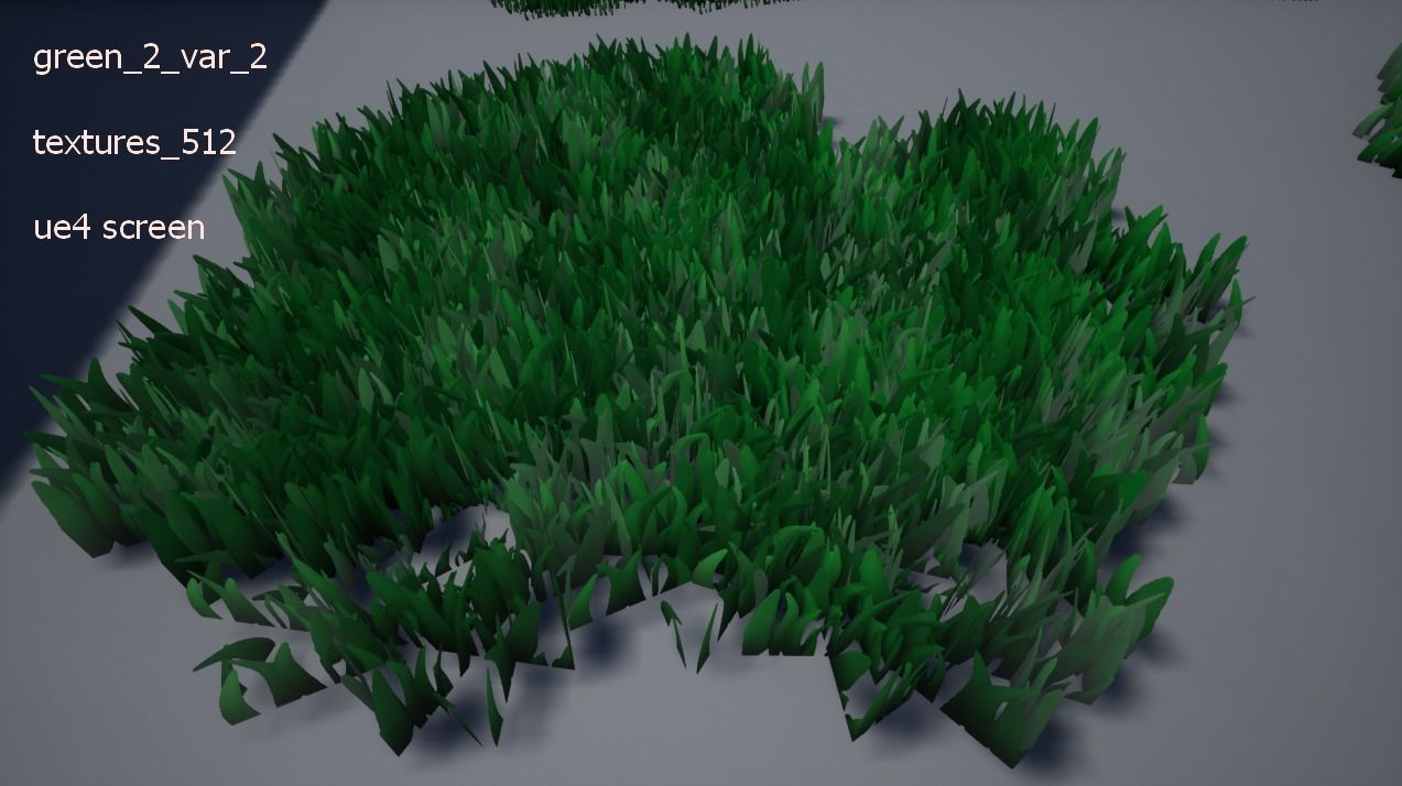 3D model Stylized grass pack VR / AR / low-poly | CGTrader