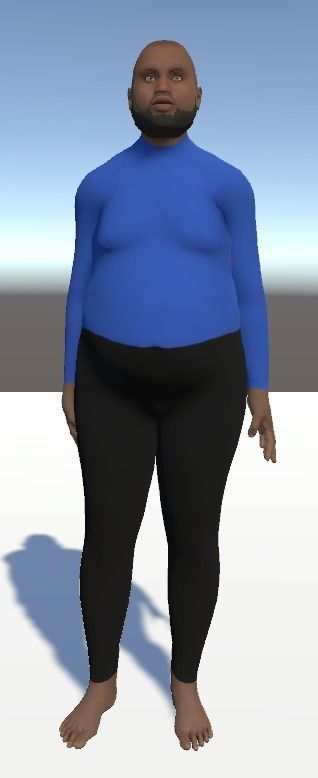 Unity Humanoid Model Male 004 free 3D model animated rigged | CGTrader