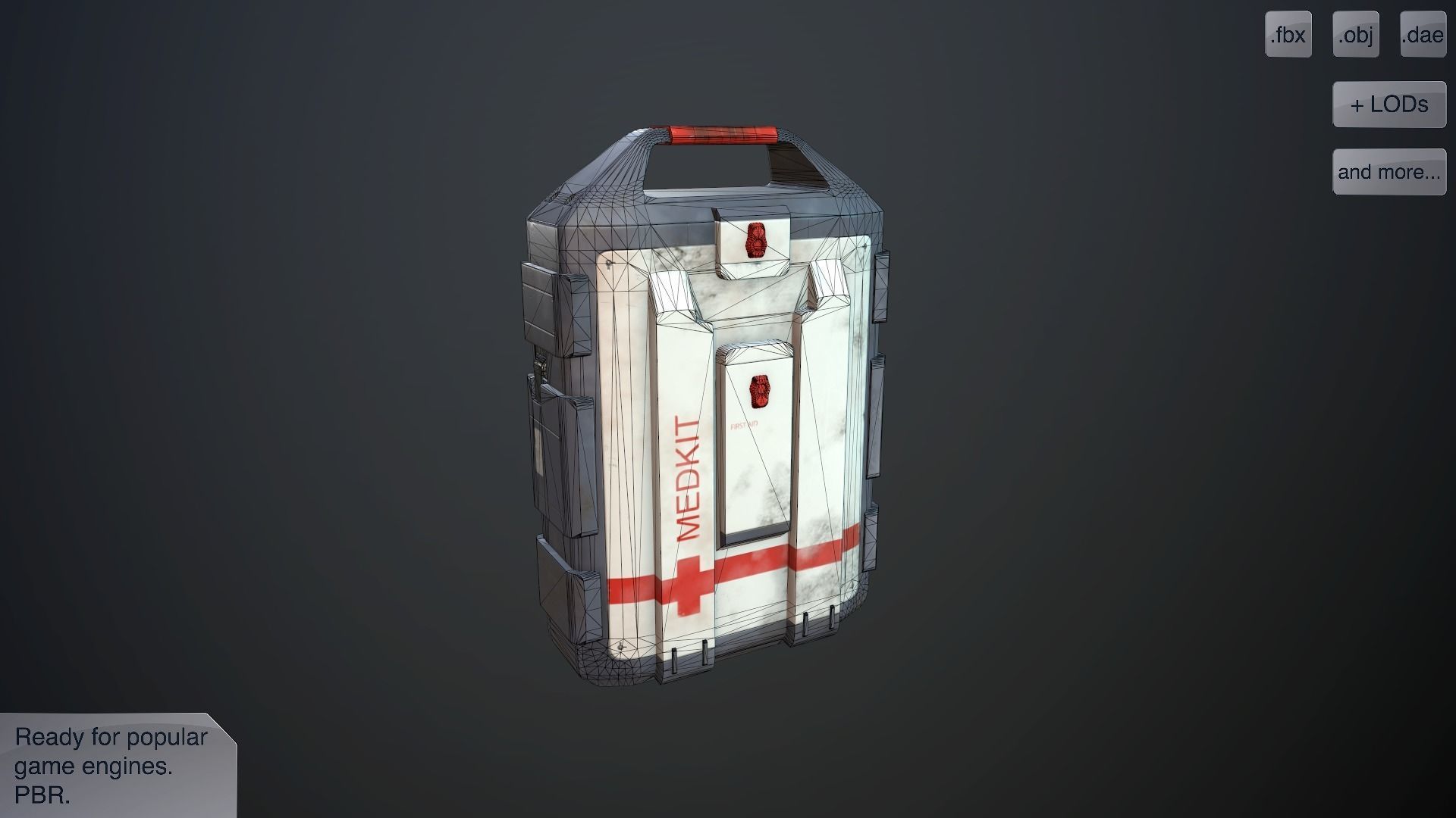 3D model Sci-fi medkit VR / AR / low-poly | CGTrader