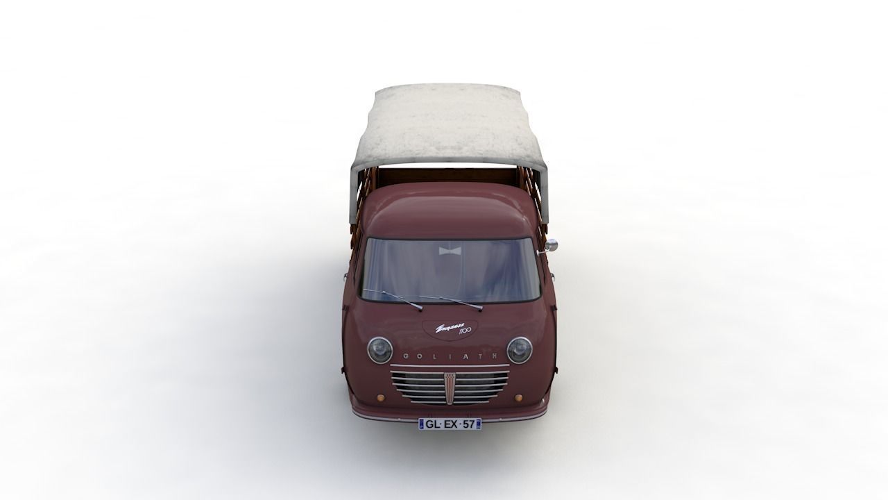GOLIATH EXPRESS 1100 PICKUP 1957 3D model | CGTrader