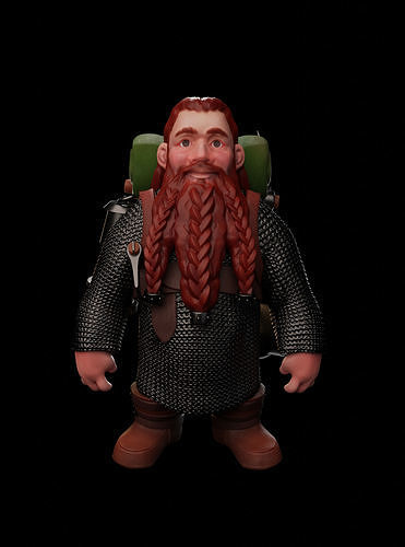 Dwarven Adventurer - Glod Glodson 3D model 3D printable | CGTrader