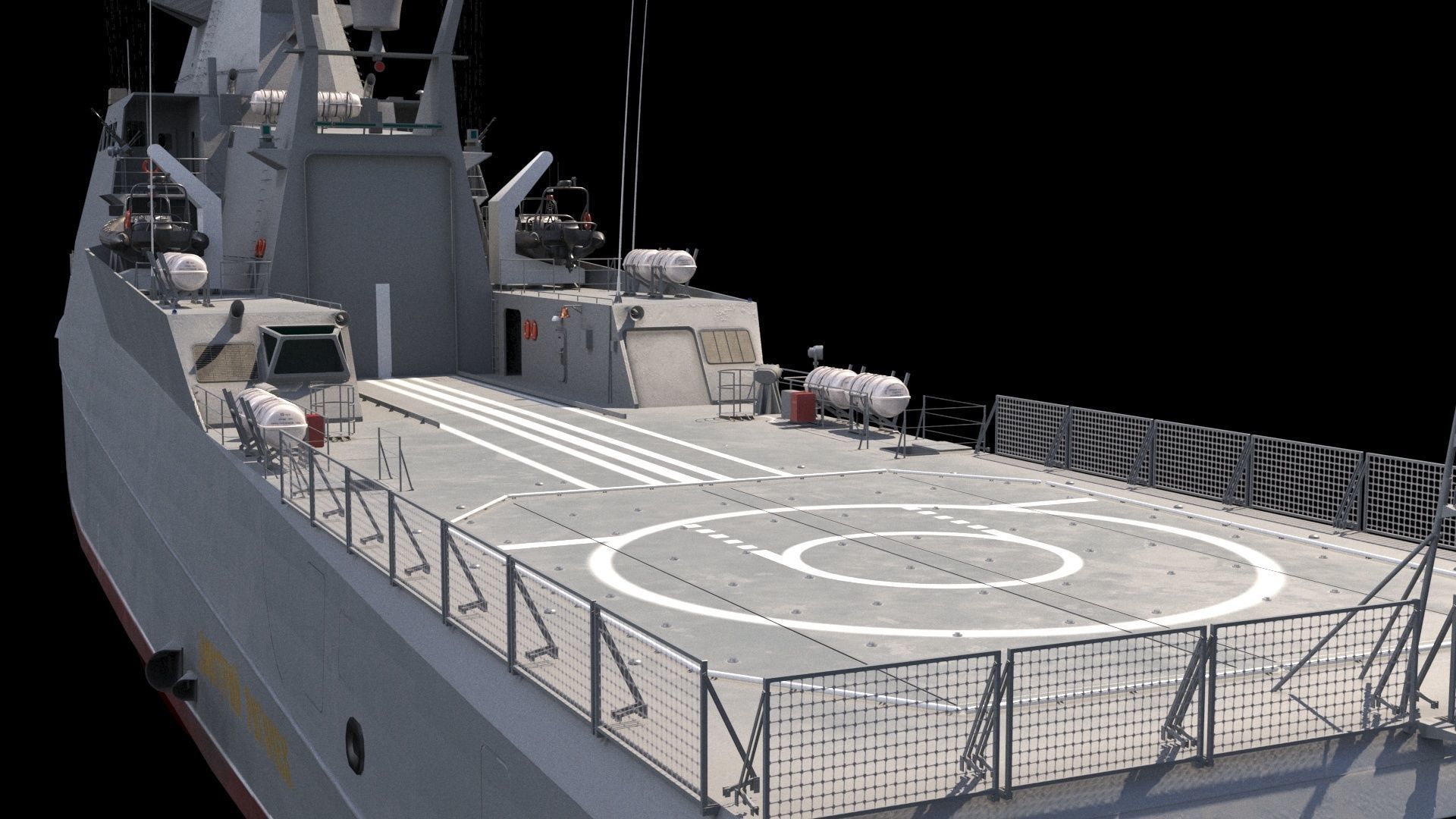 Project 22160 patrol ship 3D model | CGTrader