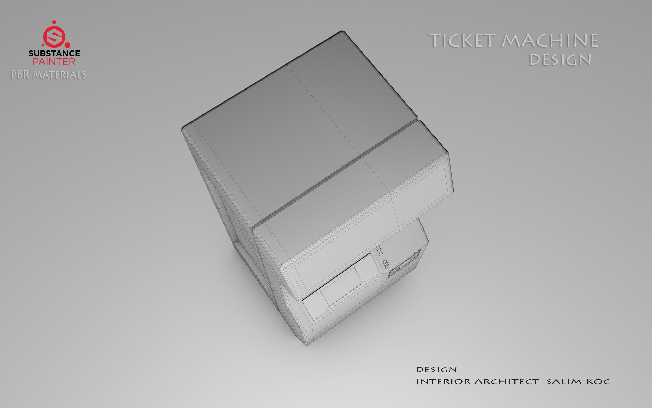 3D model Ticket Machine 3D model VR / AR / low-poly | CGTrader
