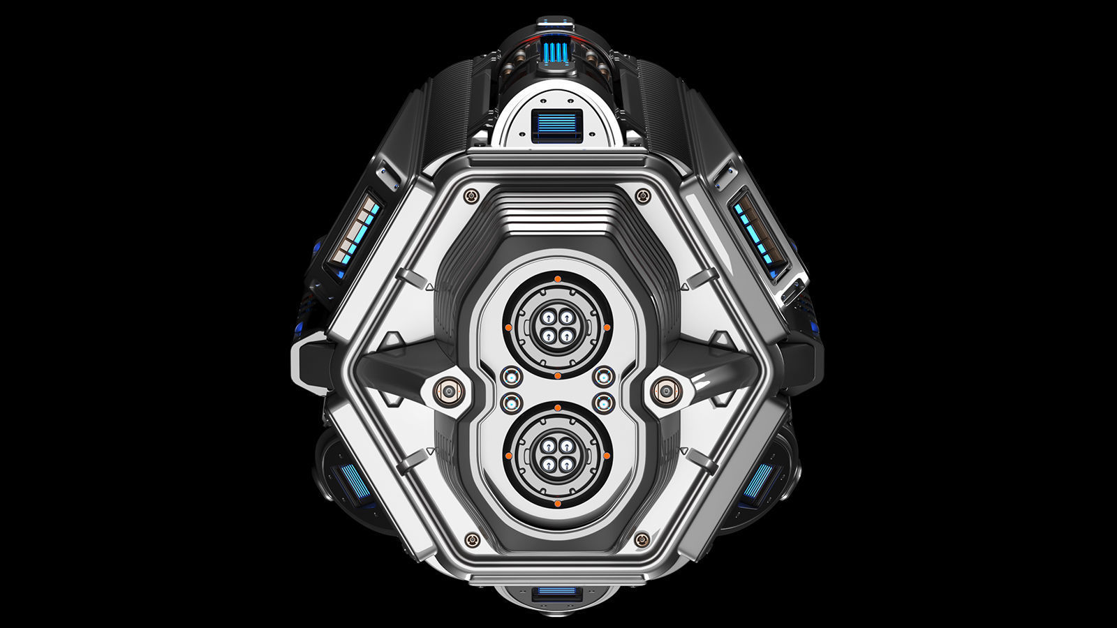 Sci Fi Mega Engine KITBASH 3D model | CGTrader