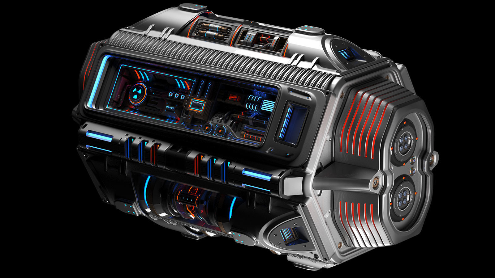 Sci Fi Mega Engine KITBASH 3D model | CGTrader