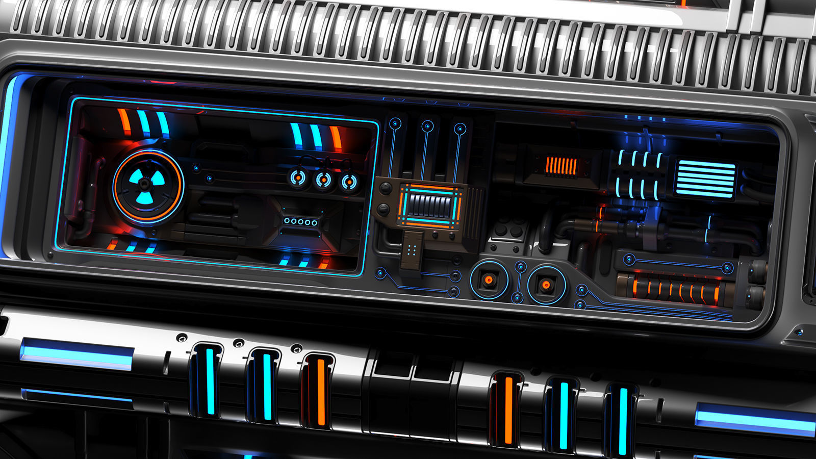 Sci Fi Mega Engine KITBASH 3D model | CGTrader