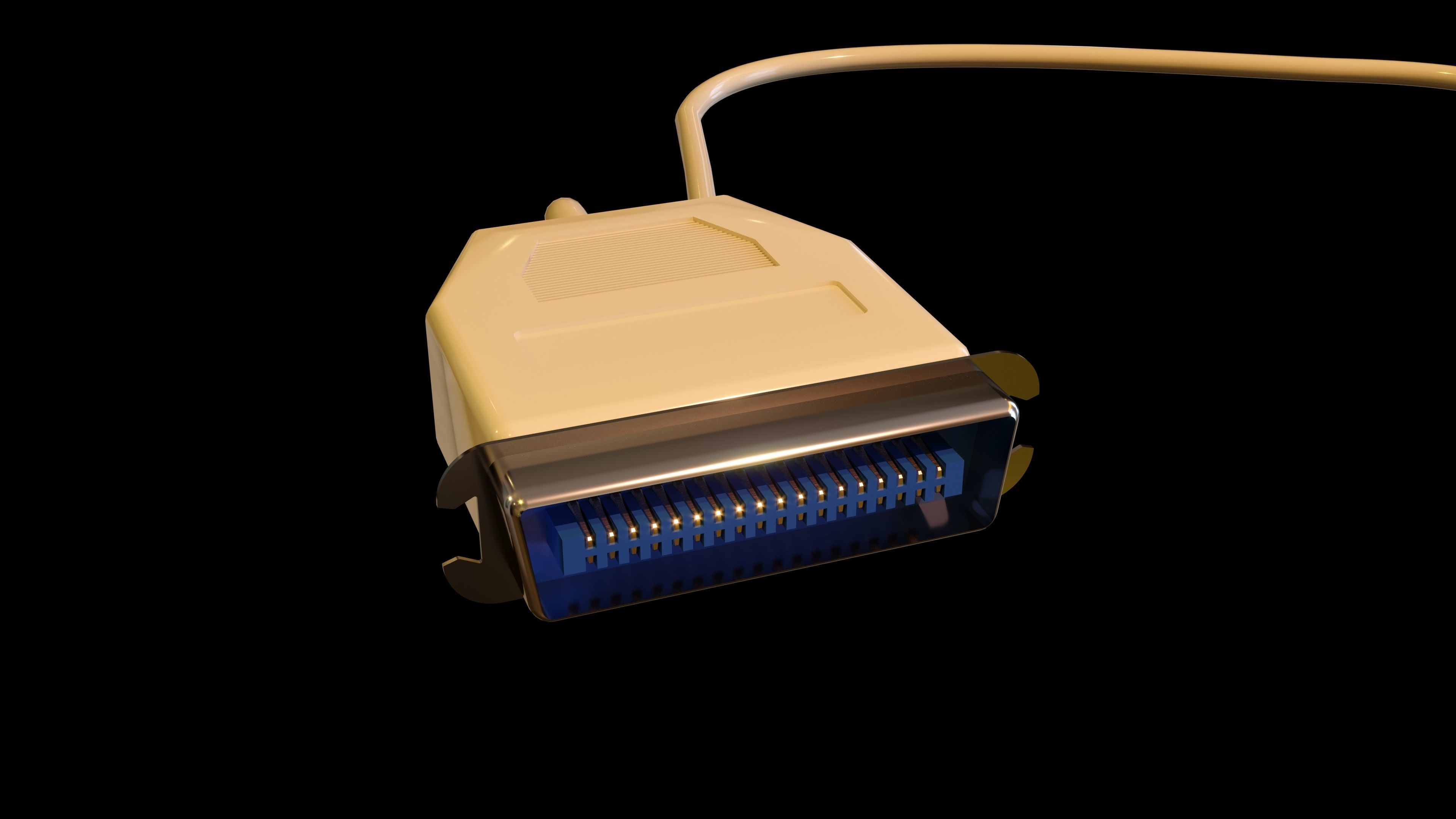 Dot Matrix Printer 3D model | CGTrader