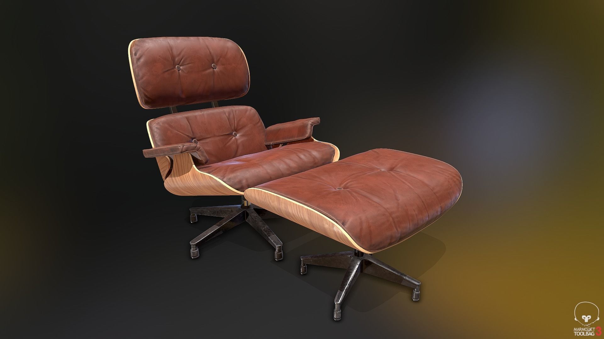 Eames lounge chair free 3D model | CGTrader